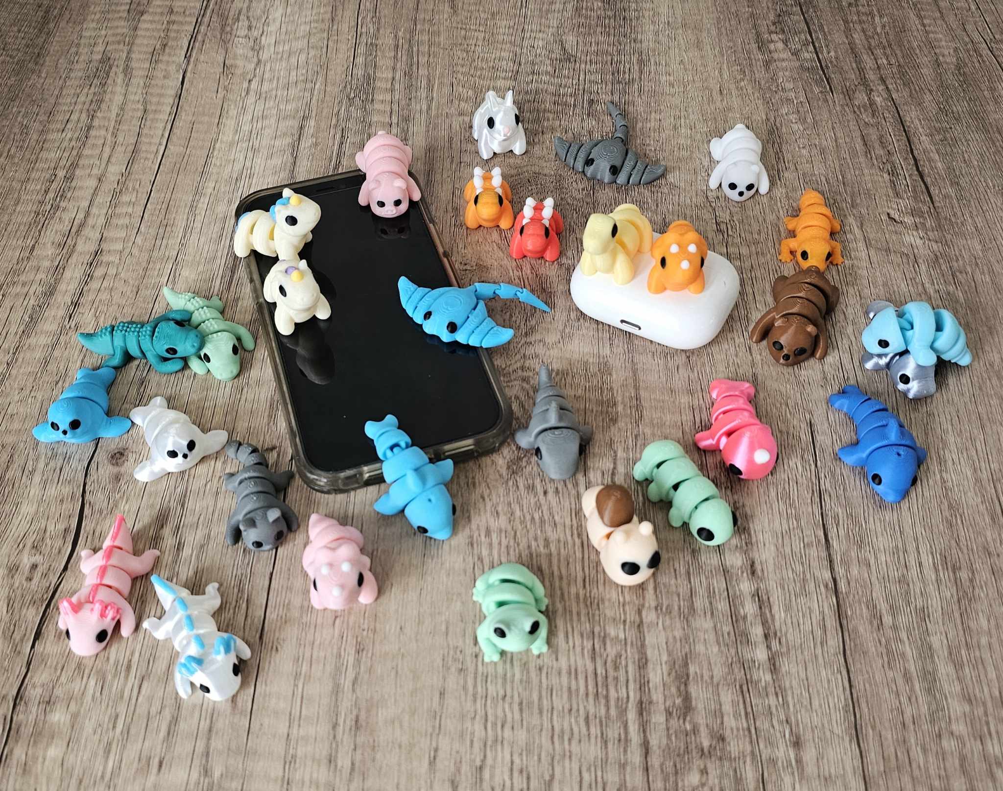 Mini Flexi Animals – Black Kraken Designs